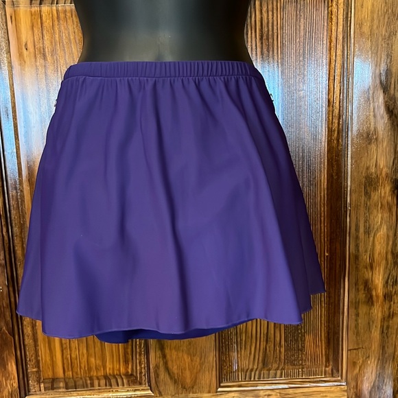 Slimshaper | Swim | Nwot Slim Shaper Purples Swim Skirt | Poshmark